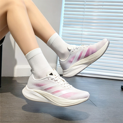 阿迪达斯正品男女鞋ZYRION BOLD运动鞋LIGHTSTRIKE缓震白色跑步鞋