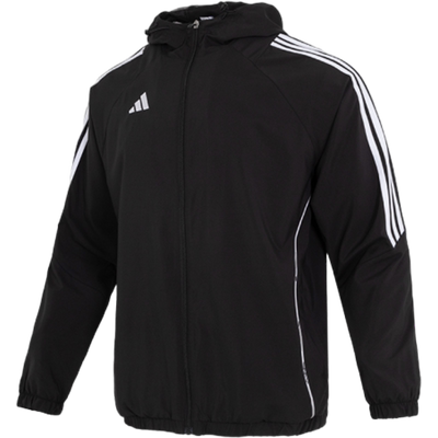 adidas阿迪达斯男装跑步梭织夹克25新款宽松连帽运动服外套IM8806