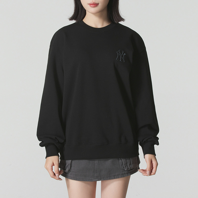 MLB卫衣男装女装2025冬季新款情侣运动服透气套头衫3AMTM0654-