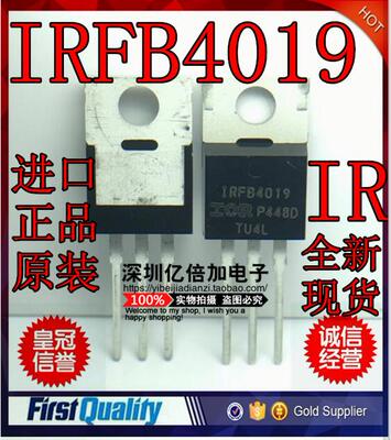 全新原装 IRFB4019PBF IRFB4019 IR TO-220 进口全新原装直拍