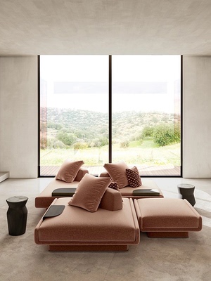 好想搬回家“岛屿式沙发”Gallotti&Radice