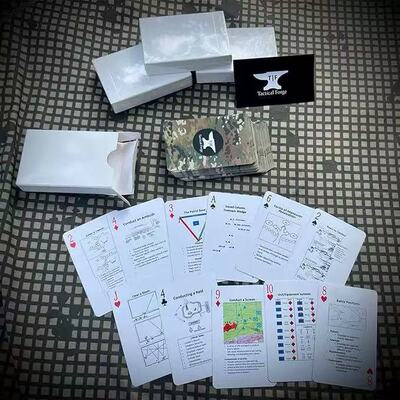 跨境新款 Tactical Knowledge Playing Cards 战术知识扑克牌