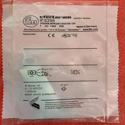 易福门接近开关传器IFS298