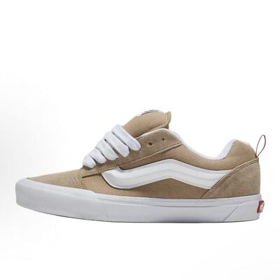 Vans Kun Skool 时尚百搭防滑耐磨棕色低帮帆布面包鞋VN000CRPKHK