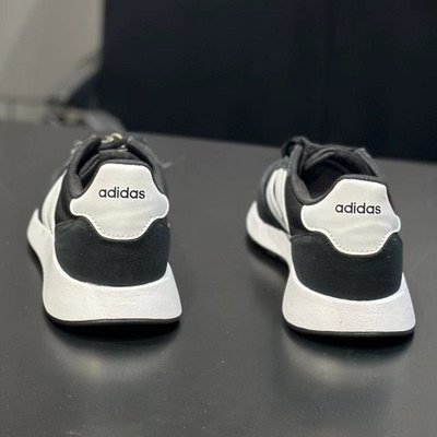 Adidas/阿迪达斯男子低帮跑步鞋休闲舒适百搭休闲运动男鞋JS3021