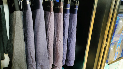 男士平角裤微量蚕蛹蛋白聚塘无痕