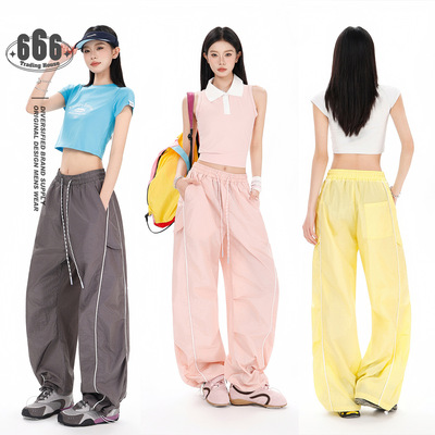 ZETOMITY春夏山系户外速干工装长裤女士徒步登山休闲伞兵裤K3096