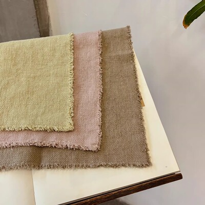 Cha 官方 | Society Limonta 26早春 MAYA 纯色亚麻餐垫 多色选