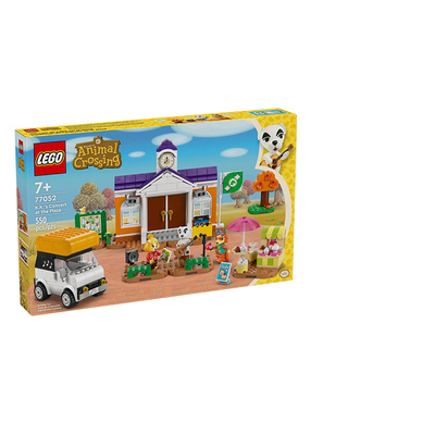 乐高77052广场上的 K.K. 演唱会动物森友会拼搭积木儿童玩具礼物