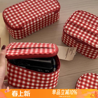 MUJI原单便携式旅行化妆包收纳袋