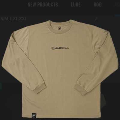 24新款JACKALL 秋冬款钓鱼服T恤抗菌防臭