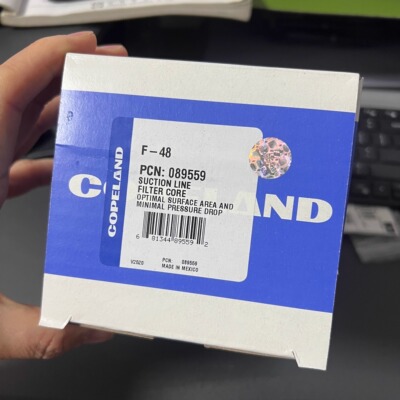 原装全新Copeland 谷轮吸气过滤器 F-48R 空调螺杆机回气滤芯 F48
