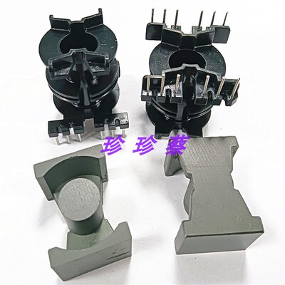 PQ3535PQ3538双槽骨架立式6+6针3526电木骨架磁芯变压器骨架磁芯
