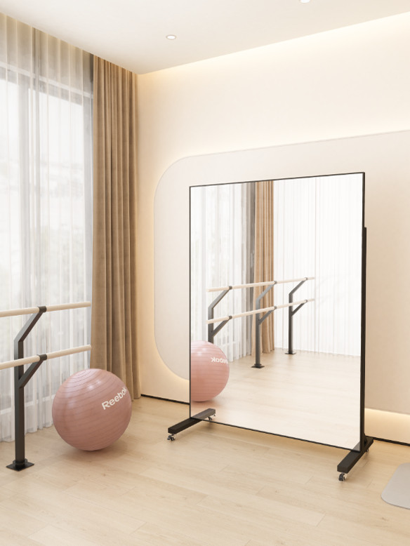 Ke Movable Dance Mirror Extra Large Full-Length Mirror For Home ...