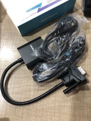 威迅    VENTION    VGA转HDMI转换线 带音频和USB供电