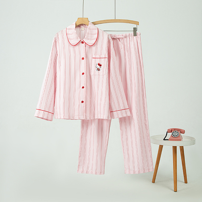 Pillow Talk纯棉舒适可爱猫咪hello kitty女生家居服套装