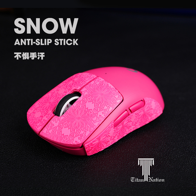 雪花纹蜥蜴皮鼠标防滑贴防汗贴适用于GPW1/2/3/4代小狗朱雀鹰眼