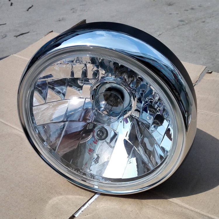 适用铃木锐爽EN125-2A-2E-2F-3E-3F前照灯摩托车圆形大灯方大灯_虎窝淘