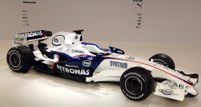 皇冠特惠 宝马 Sauber 06 F1赛车纸模型