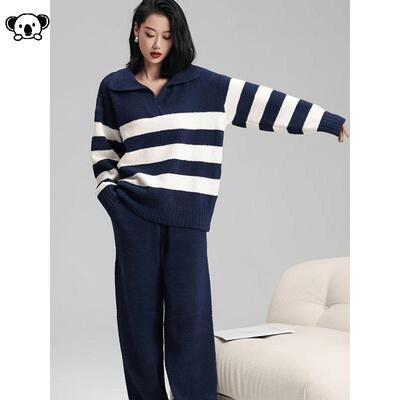 O 68724 Women Homewear Pajama Set Casual Sleepwear睡衣套装
