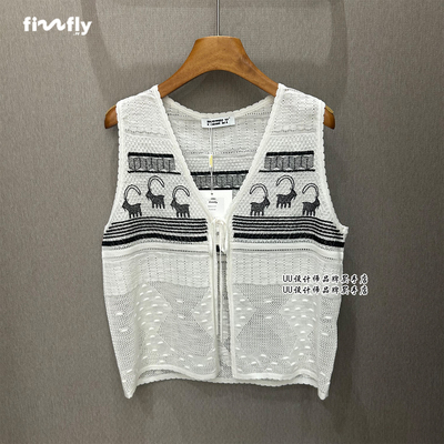 fizzfly | 正品设计师女装2026夏季动物针织马甲背心【拍下立减】