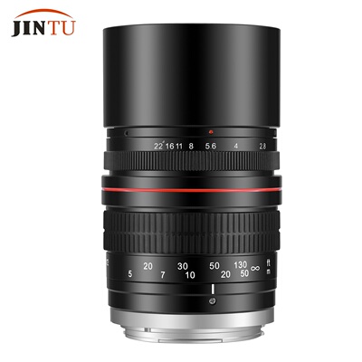 JINTU 135mm F2.8-22 手动定焦人像镜头全画幅支持EF/EF-S/F相机