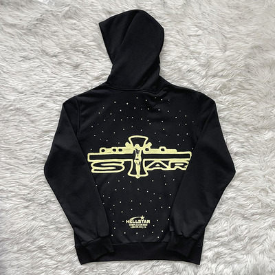Hellstar Studios Complexcon Hoodie 刺绣男女套头帽衫卫衣
