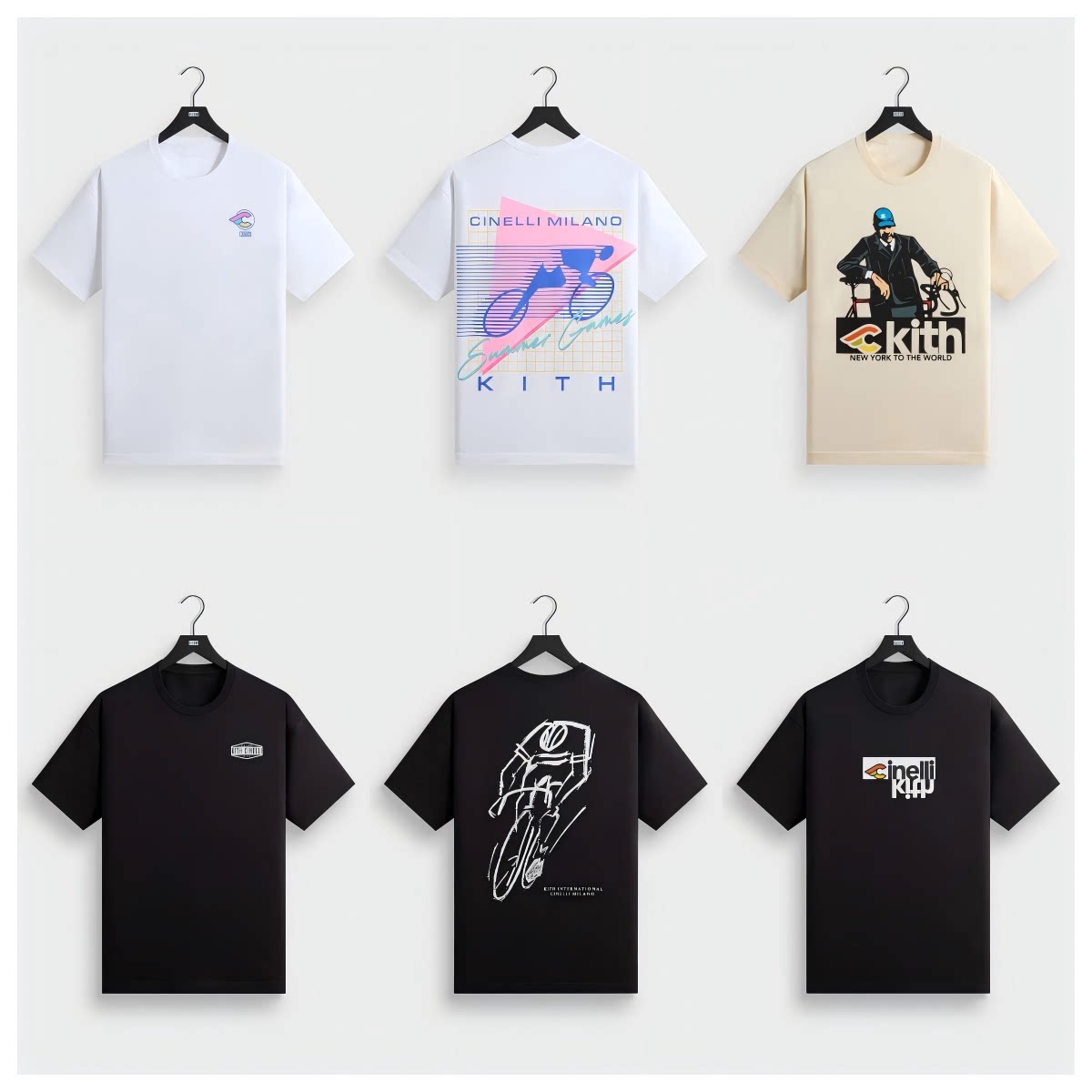 Kith Monday Program- 26 Cinelli 多款纯棉T恤集合