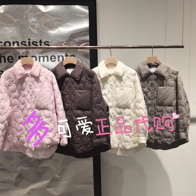 衣播商场同款羽绒服2025冬BDS4RD3151新款轻薄90白鸭绒外套藤蔓下