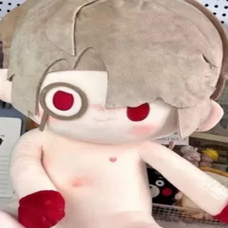 原创夜幕之下幽灵某某人红手套野狼属性40cm棉花娃娃公仔玩偶礼物