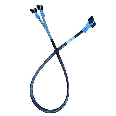 安费诺 RMC74-6891 MCIO 8i SFF-TA-1016 转 MCI0 4i X2 数据线