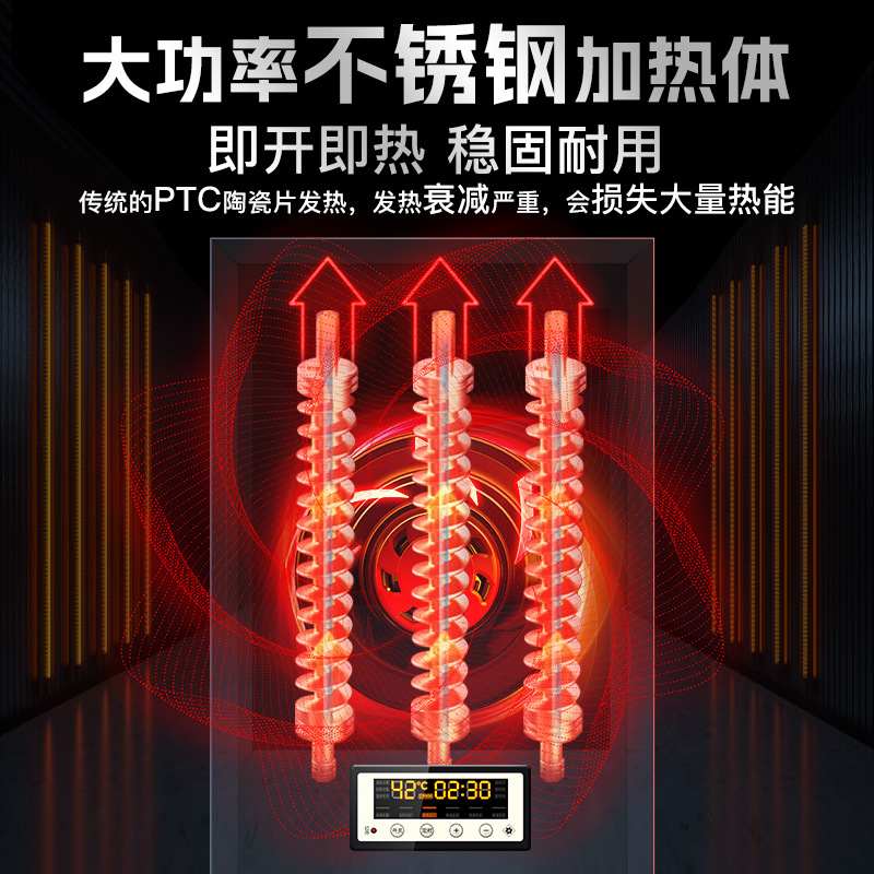 旭优工业电暖风机养殖场大棚烘干热风机工厂车间商用大功率取暖器