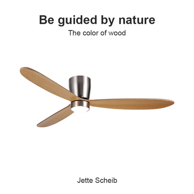 Flower Ones高端实木吸顶吊扇现代简约客餐厅2025新款静音风扇灯