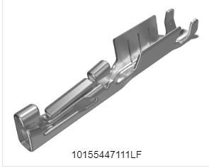10155447-111LF FCI 线对板 Minitek MicroSpaceXS™ 1.27mm22AWG
