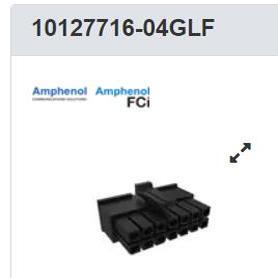 10127716-04GLF 集管和线壳 Minitek Power3.0 DR Rec Hsg 4Pos