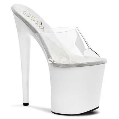 防水台恨天高无带鞋露趾凉鞋