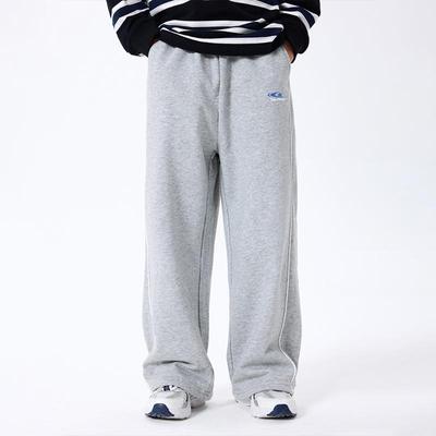 DK童装25秋季复古女男童阔腿休闲运动裤儿童中大童美式卫裤长裤子