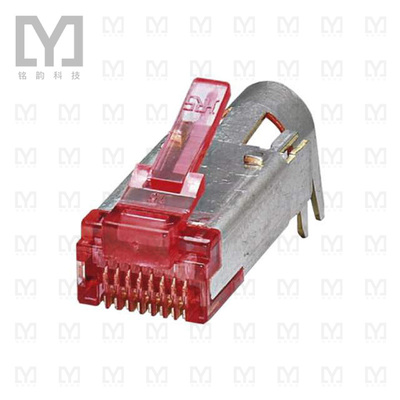 1404388【CONN MOD PLUG 8P8C SHIELDED】