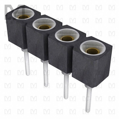 310-47-104-41-001000【CONN RCPT 4POS 0.1 GOLD PCB】