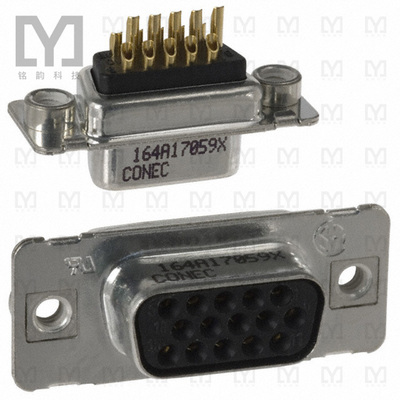 164A17059X【CONN D-SUB HD RCPT 15POS】