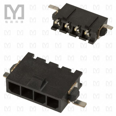 2-1445057-4【CONN HEADER SMD R/A 4POS 3MM】