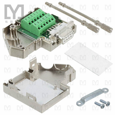 2744241【CONN DSUB RCPT 9POS TERM BLK】
