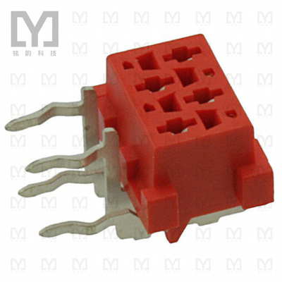 7-215460-4【CONN RCPT 4POS 0.1 TIN PCB R/A】