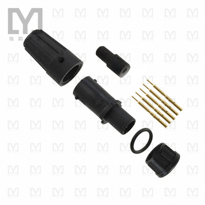 16980-5PG-522【CONN PLUG MALE 5POS GOLD CRIMP】