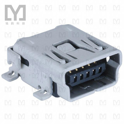 1734035-2【CONN RCPT USB2.0 MINI B SMD R/A】