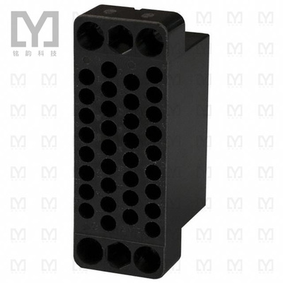 200838-2【CONN 34POS BLACK PNL MNT】