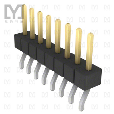 GBC08SBSN-M89【CONN HEADER SMD R/A 8POS 2.54MM】