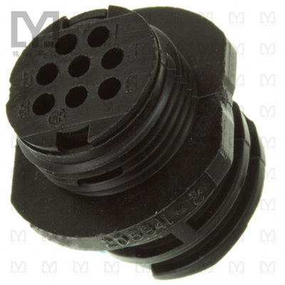 205841-2【CONN RCPT HSNG MALE 8POS INLINE】