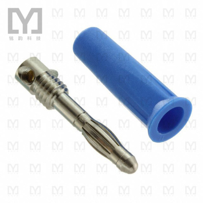 CT2011-6【CONN BANANA PLUG SOLDERLESS BLUE】
