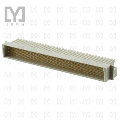 215605-4【CONN DIN PLUG 96POS PCB RA GOLD】